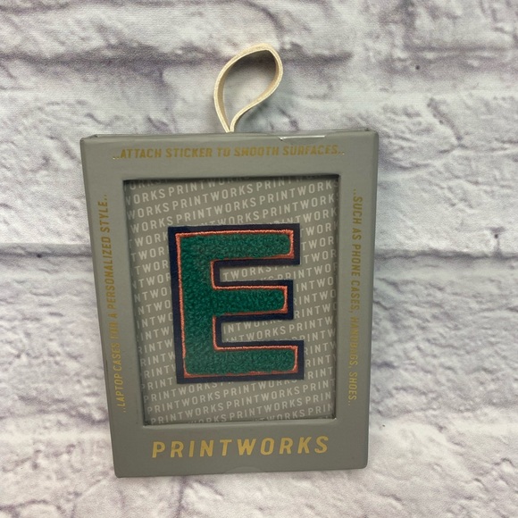 Printworks | Office | Nib Printworks Fuzzy Letter Sticker Letter E ...